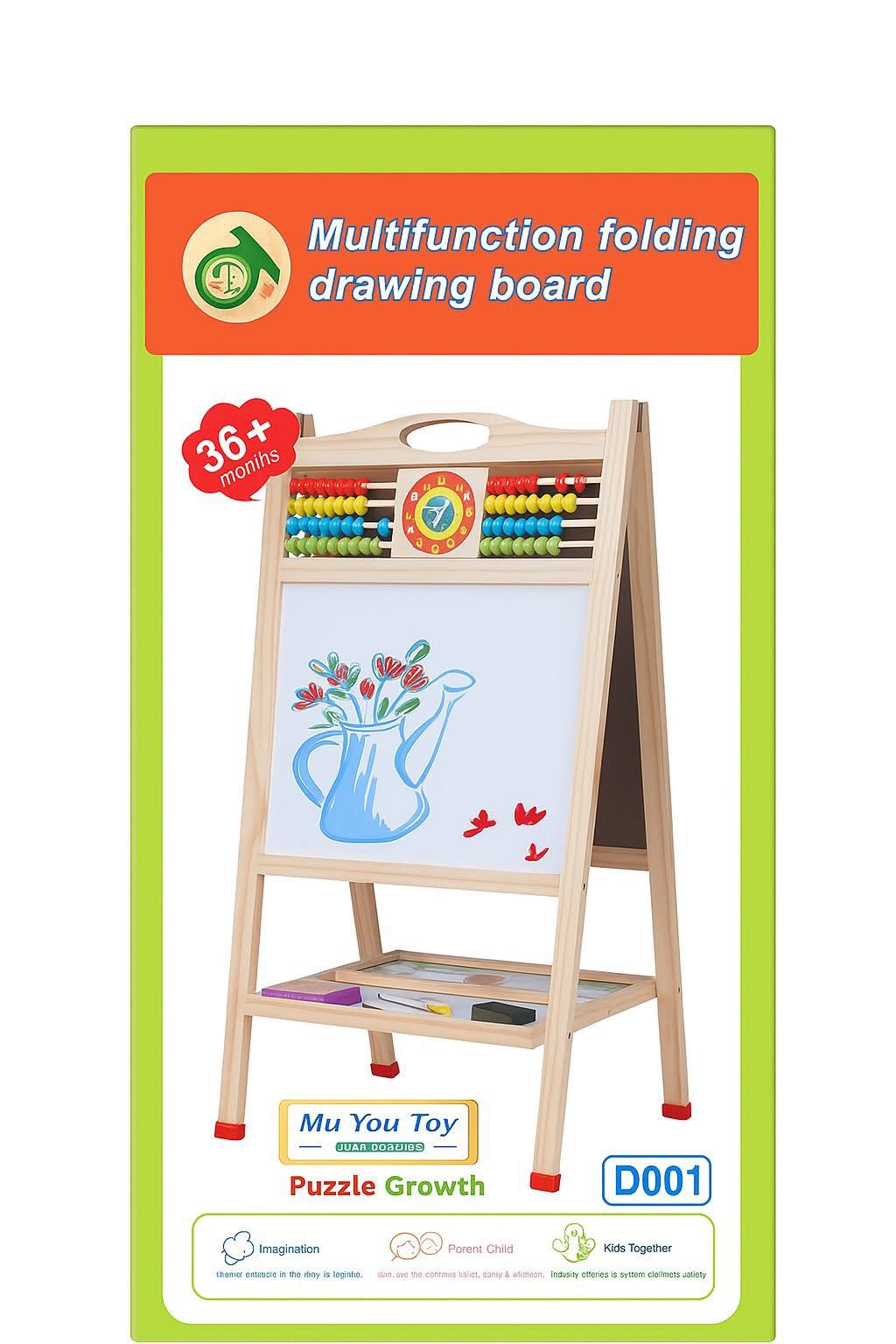 Multifunctional Wooden Kids Drawing Board (Double Sided) – Oh My Gifts ...