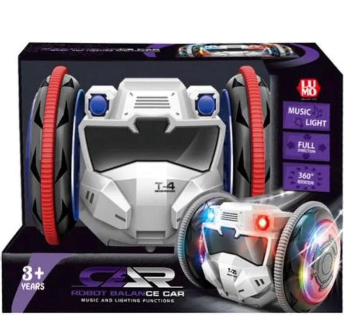 T4 Robot Balance Car - 360 Degree Spinning Light Up Toy – Oh My Gifts ...