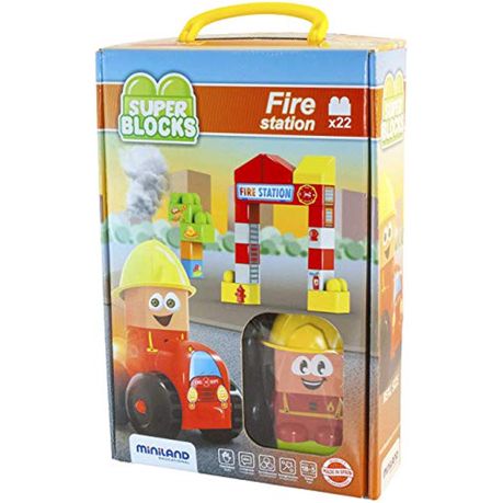 Super Blocks – Fire Station – Oh My Gifts! Online Gift Emporium